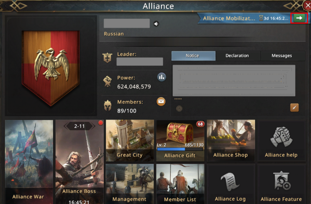 Guide – Alliance Mobilization | Esprit Games